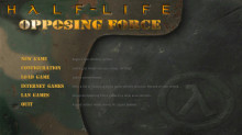 Opposing Force WON Menu Re-Creation Mod for Half-Life: Opposing Force | HL:OF Mods