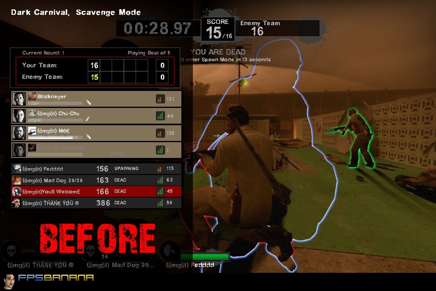 Omgot Score Panel Mod for Left 4 Dead 2 | L4D2 Mods