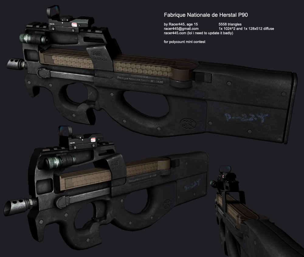Next Gen FN P90 Mod for Counter-Strike: Source | CS:S Mods