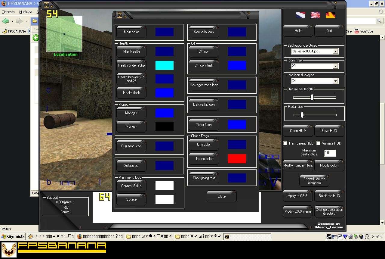 Blue HUD Mod for Counter-Strike: Source | CS:S Mods