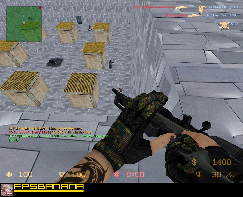 Camo glove Mod for Counter-Strike: Source | CS:S Mods