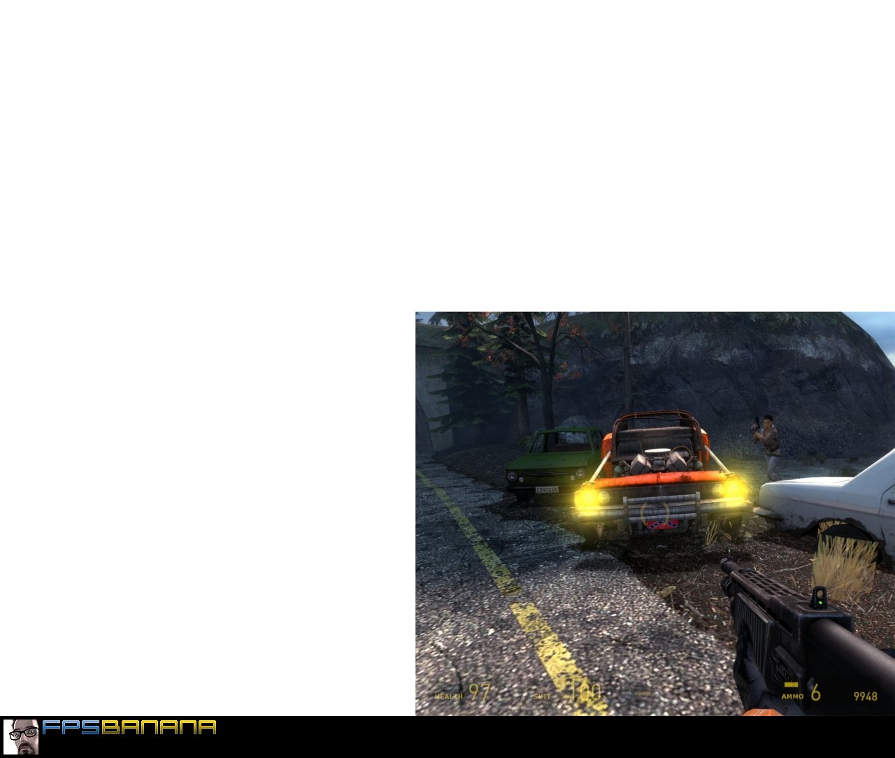 General Lee Styled Muscle Car Mod for Half-Life 2 | HL2 Mods