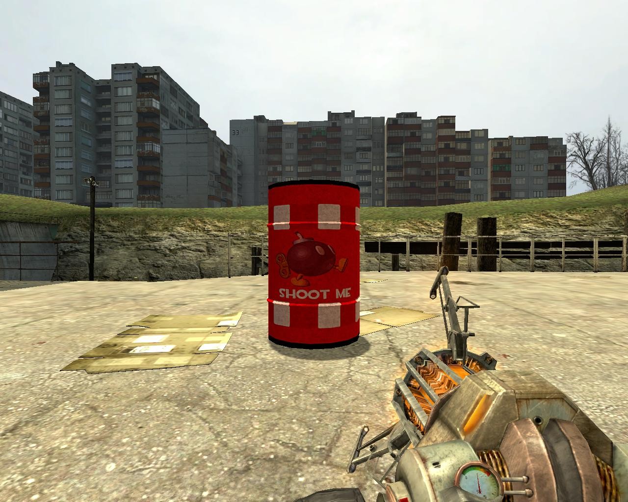 REALLY Bright Red Explosive Barrel [Half-Life 2] [Mods]