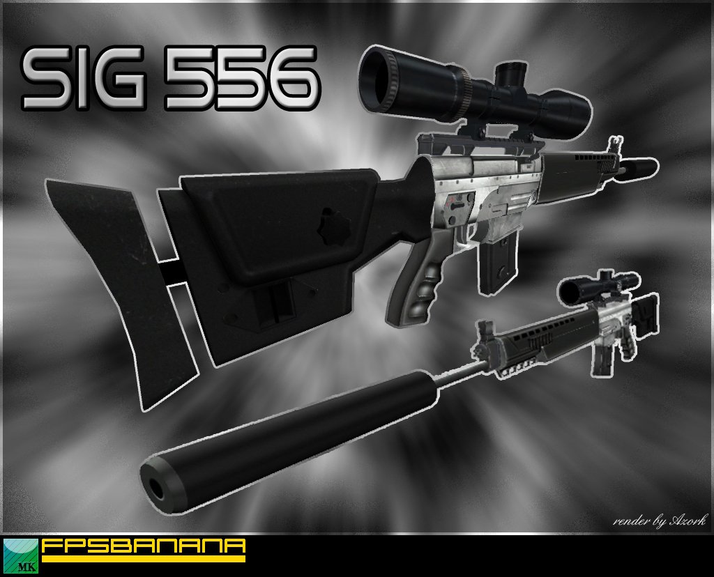 Civy Sig 556 Tac [Counter-Strike: Source] [Mods]