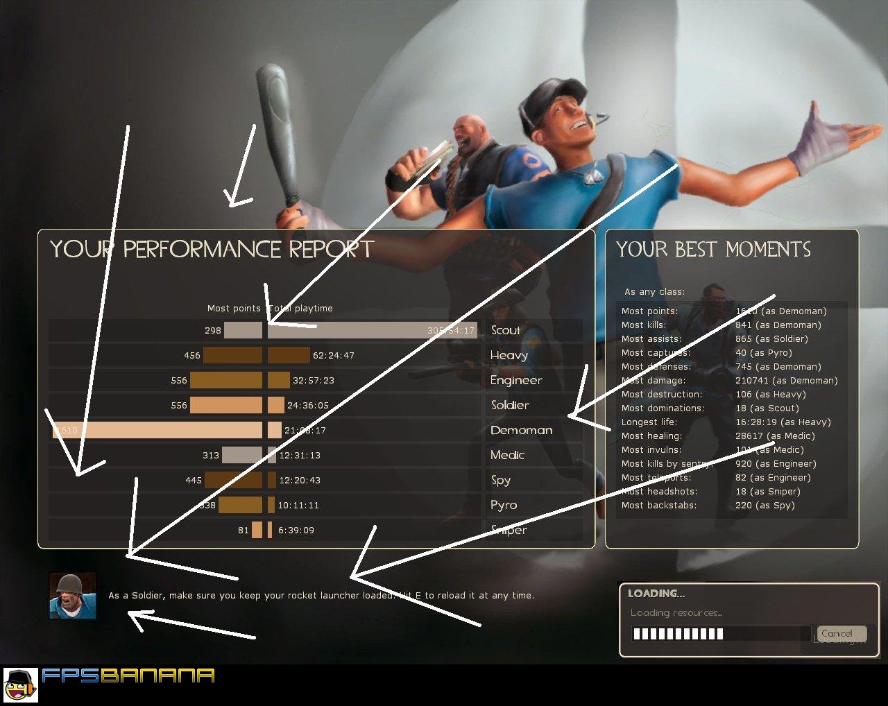 BLU class portraits Mod for Team Fortress 2 | TF2 Mods