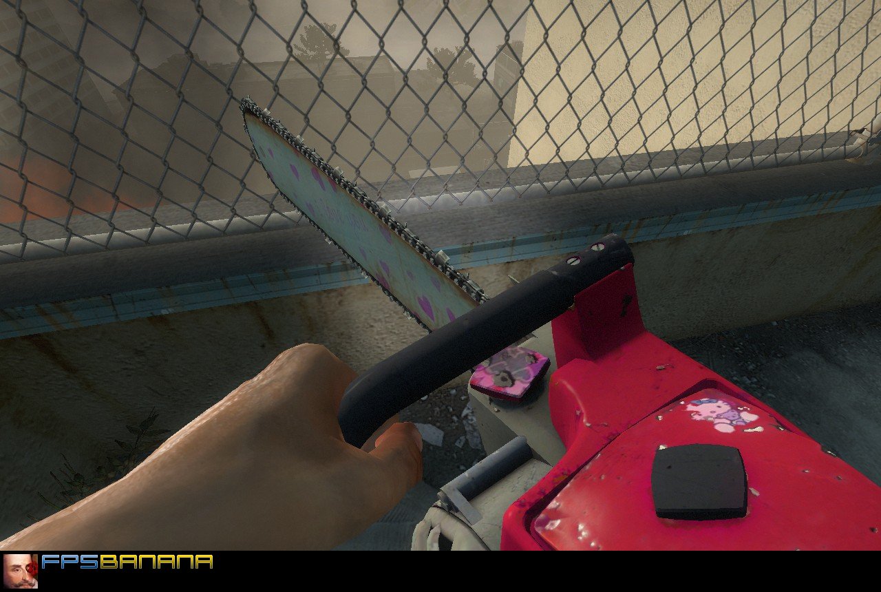 Hello Kitty Chainsaw Mod for Left 4 Dead 2 | L4D2 Mods