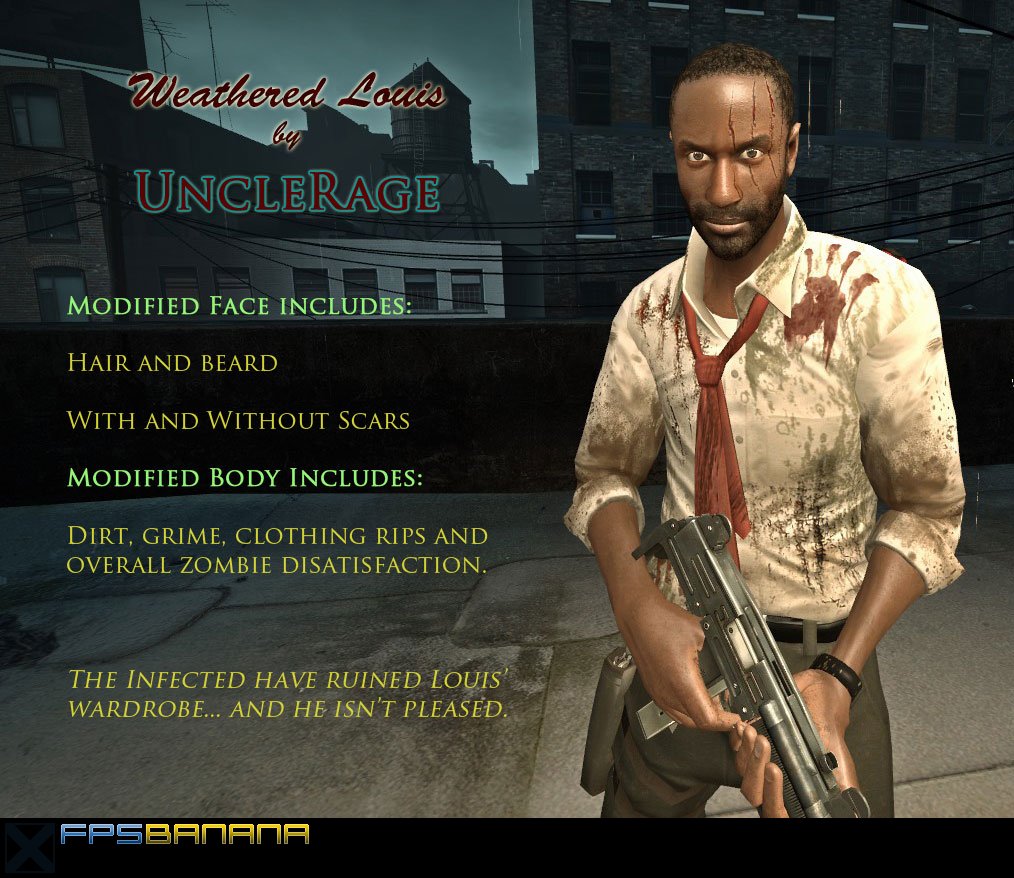 Weathered Louis [Left 4 Dead] [Mods]