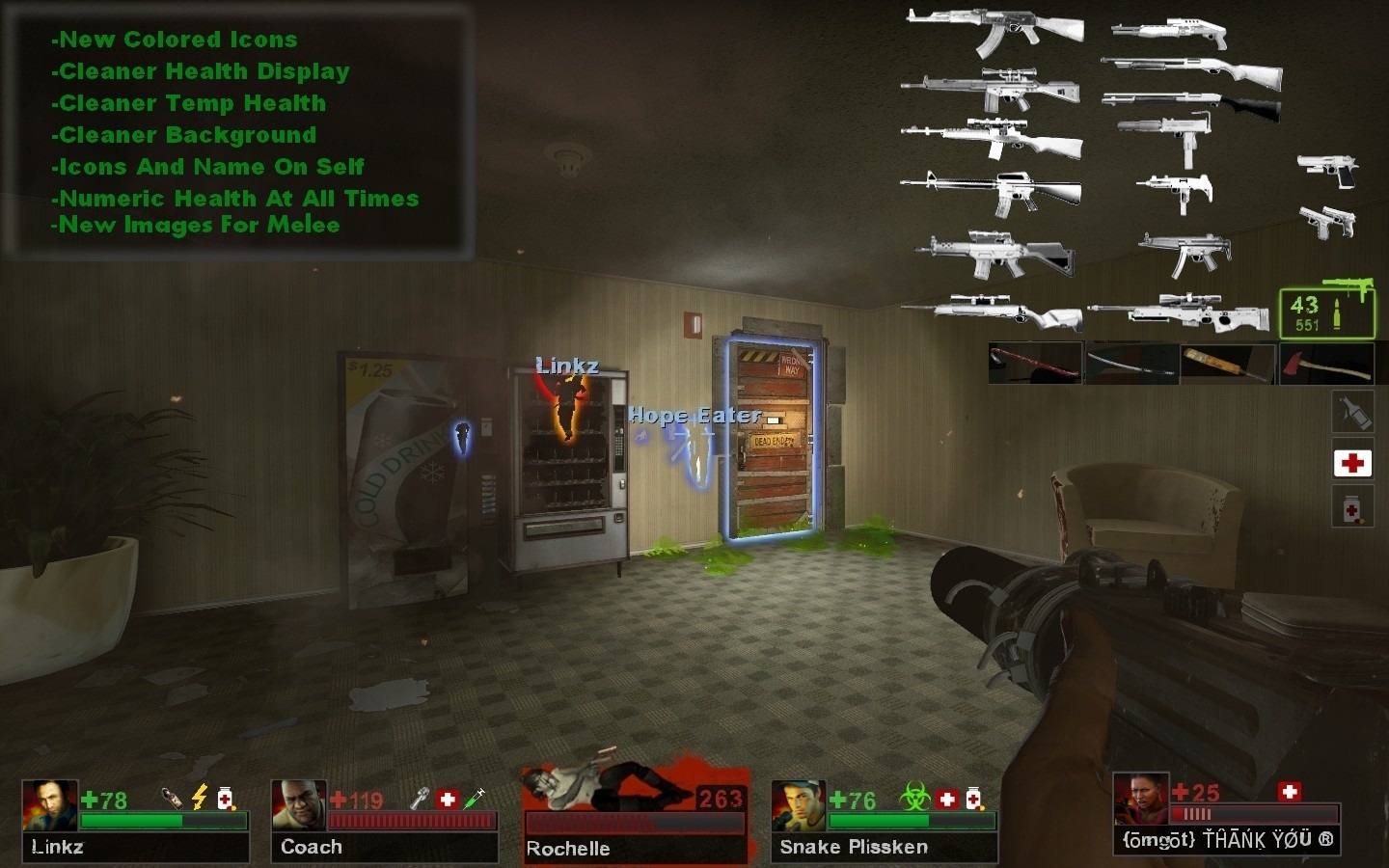 Omgot's Customized Pack V2 Mod for Left 4 Dead 2 | L4D2 Mods