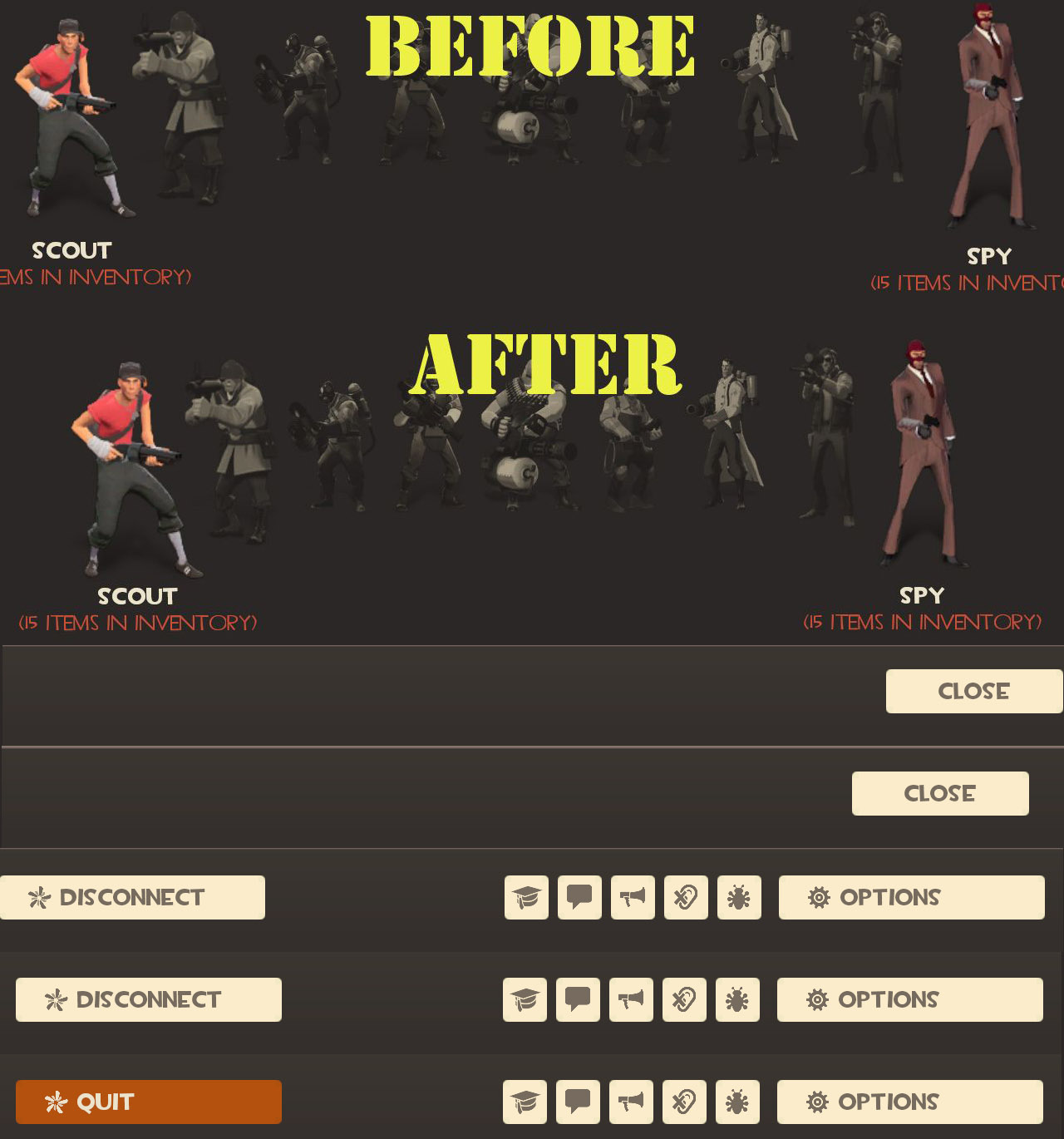 Menu+Loadout 4:3 FIXES Mod for Team Fortress 2 | TF2 Mods