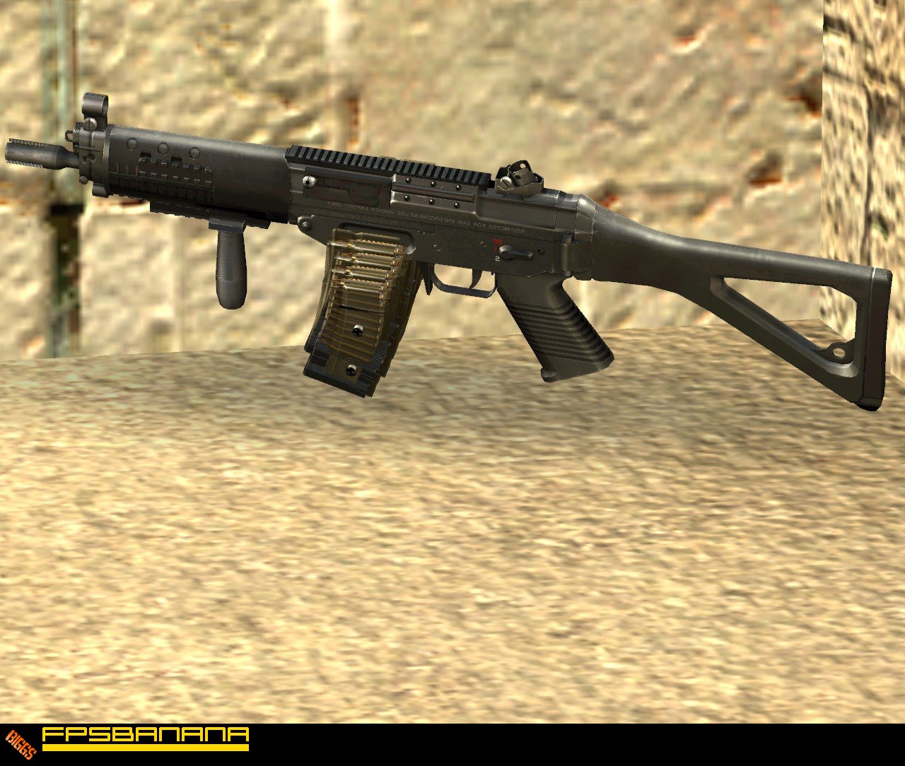 Sig 552 9 clips vert for m249 [Counter-Strike: Source] [Mods]