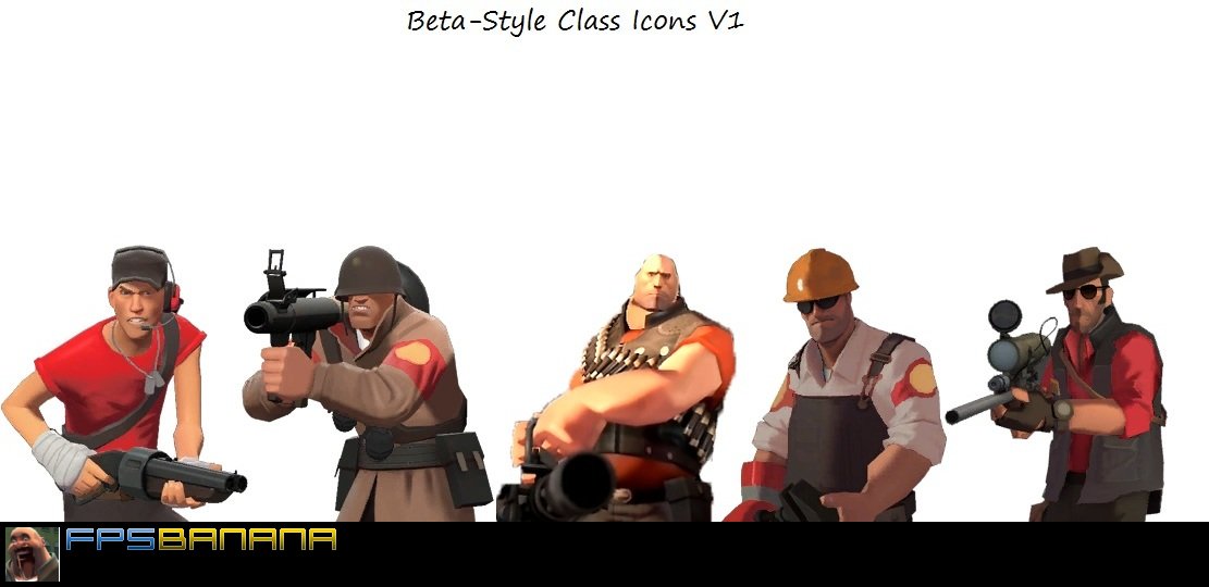 Beta-Style Class Icons V1 Mod for Team Fortress 2 | TF2 Mods