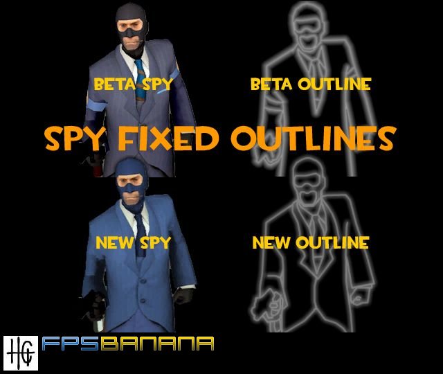 Fixed Spy Outline (update 2) Mod for Team Fortress 2 | TF2 Mods