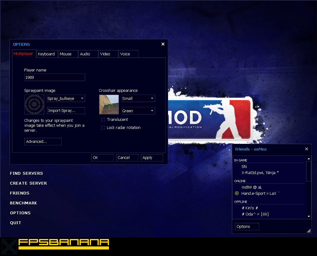 CSPromod GUI Mod for Counter-Strike: Source | CS:S Mods