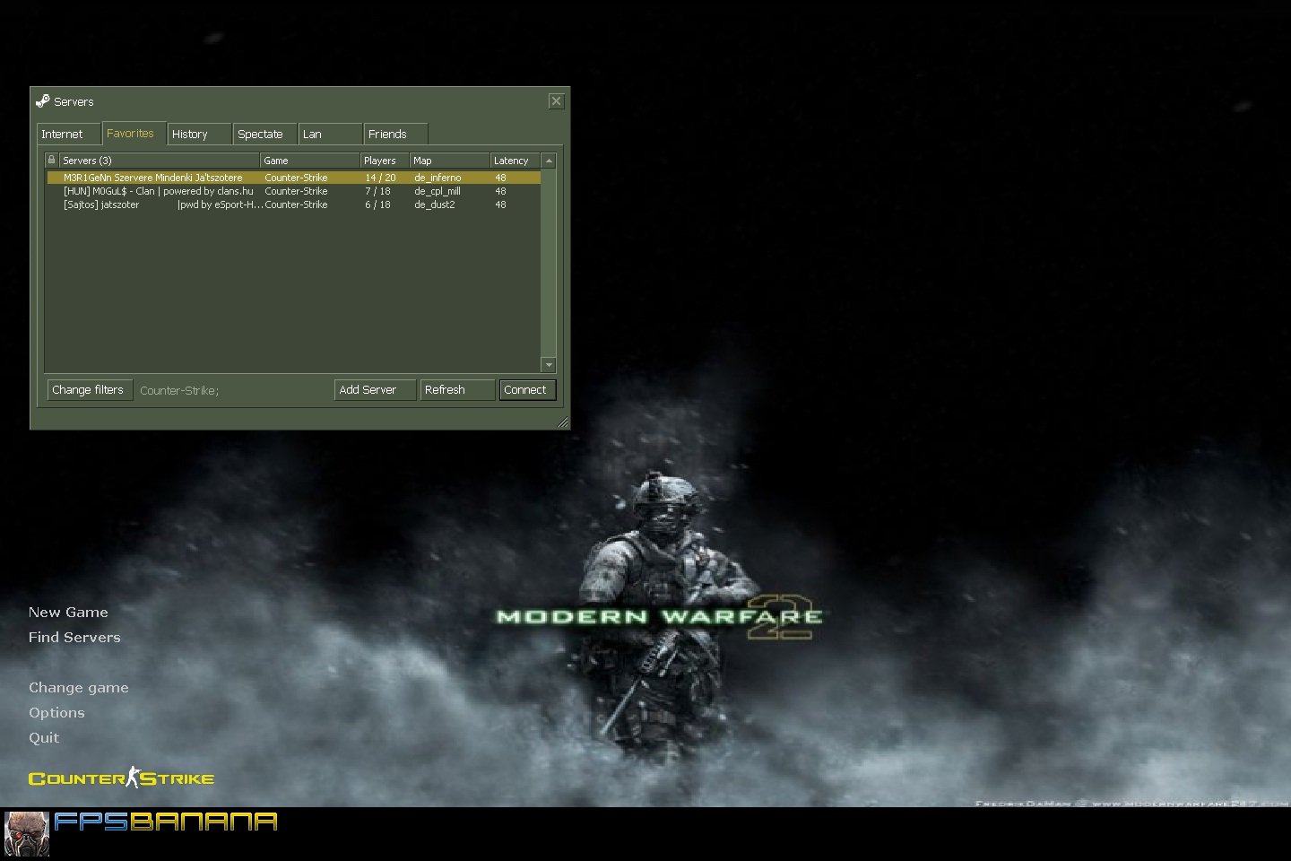Modern Warfare 2 Backround [Counter-Strike 1.6] [Mods]