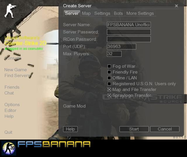 Cs2d GUI CS:Source [CS2D] [Mods]