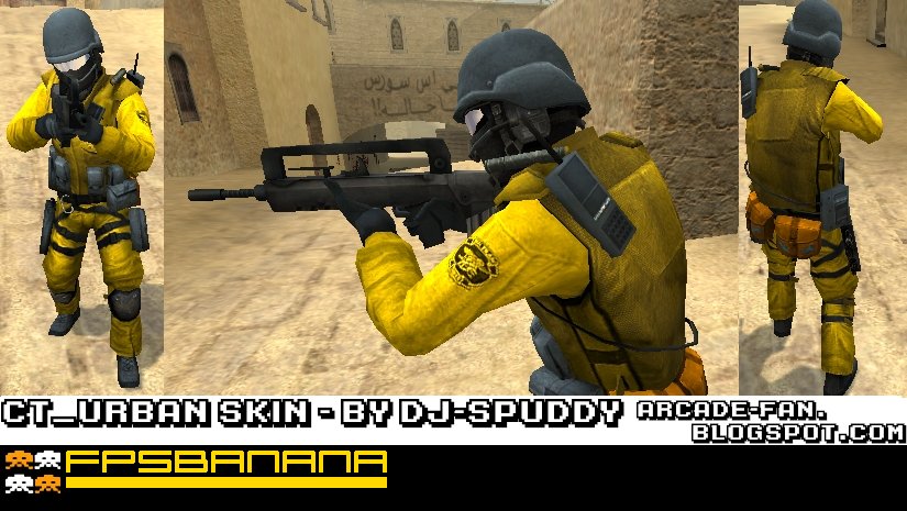 Dj-spuddy's CT_Urban Skin. [Counter-Strike: Source] [Mods]