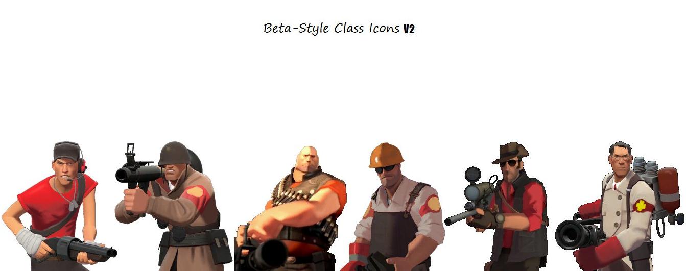 Beta-Style Class Icons V2 Mod for Team Fortress 2 | TF2 Mods