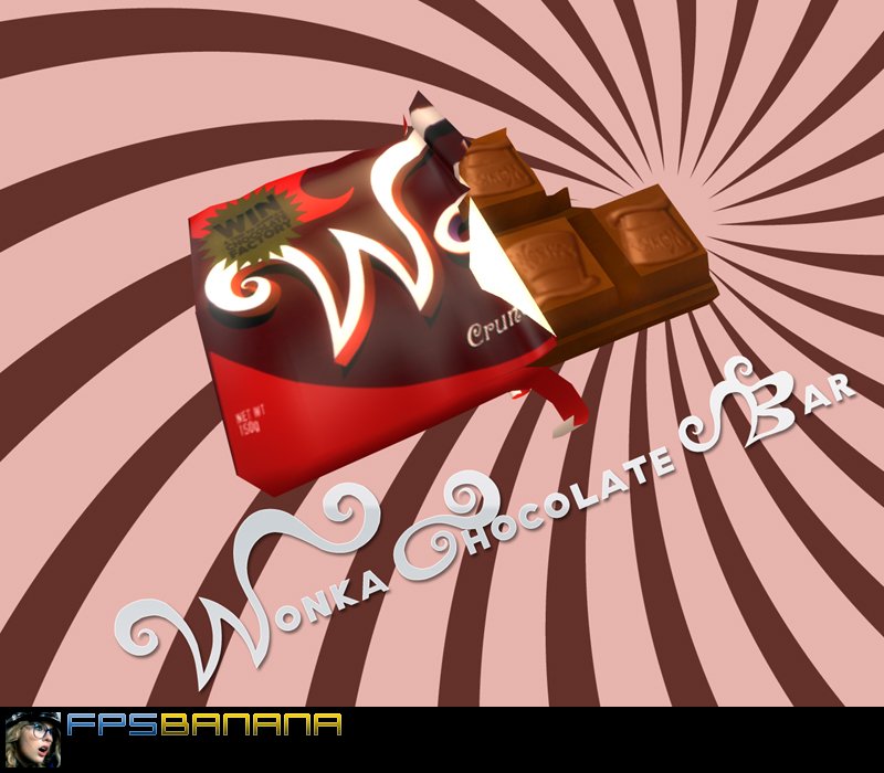 Tim Burton's Wonka Chocolate Bar [Team Fortress 2] [Mods]