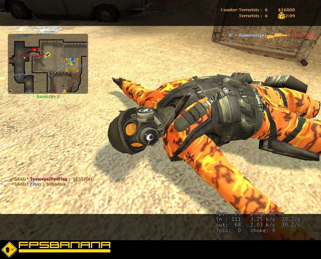 orange camo Mod for Counter-Strike: Source | CS:S Mods