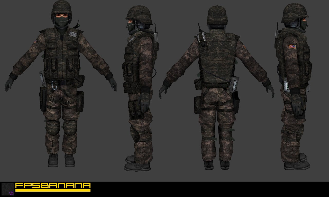 ACU United-States Military Digital Camouflage [Counter-Strike: Source ...