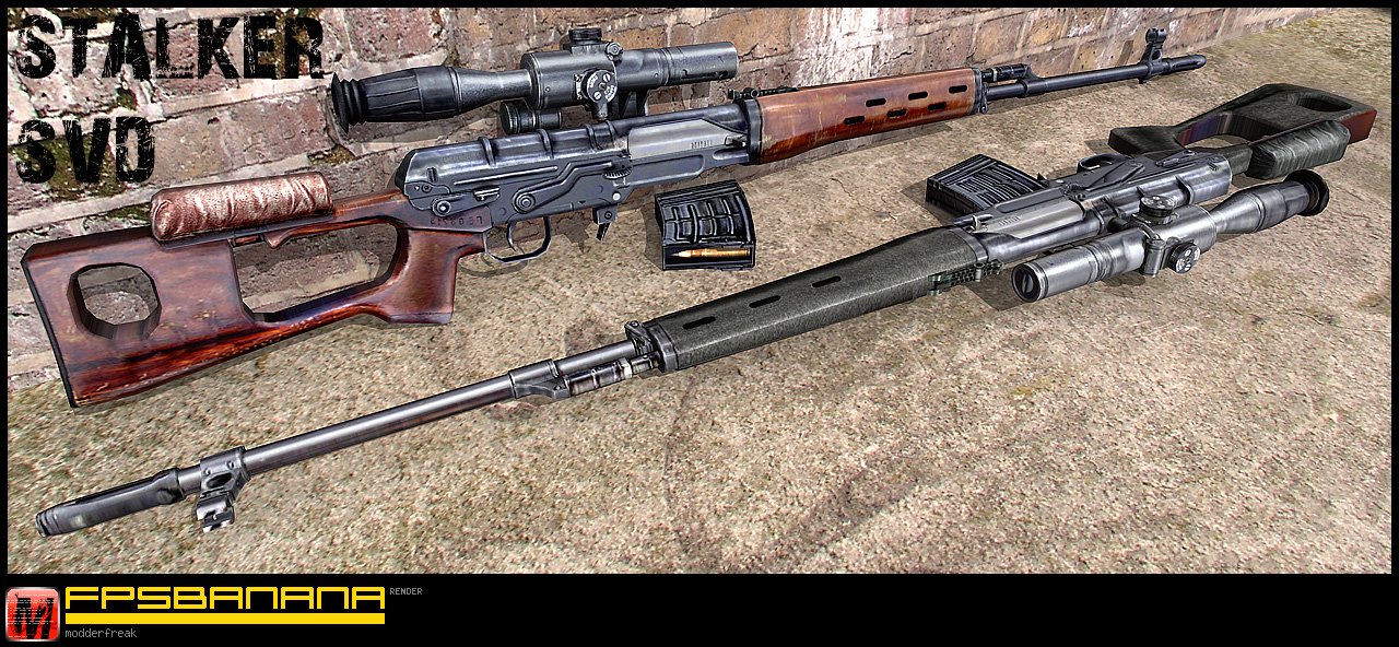 S.T.A.L.K.E.R. Dragunov SVD Mod for Counter-Strike: Source | CS:S Mods