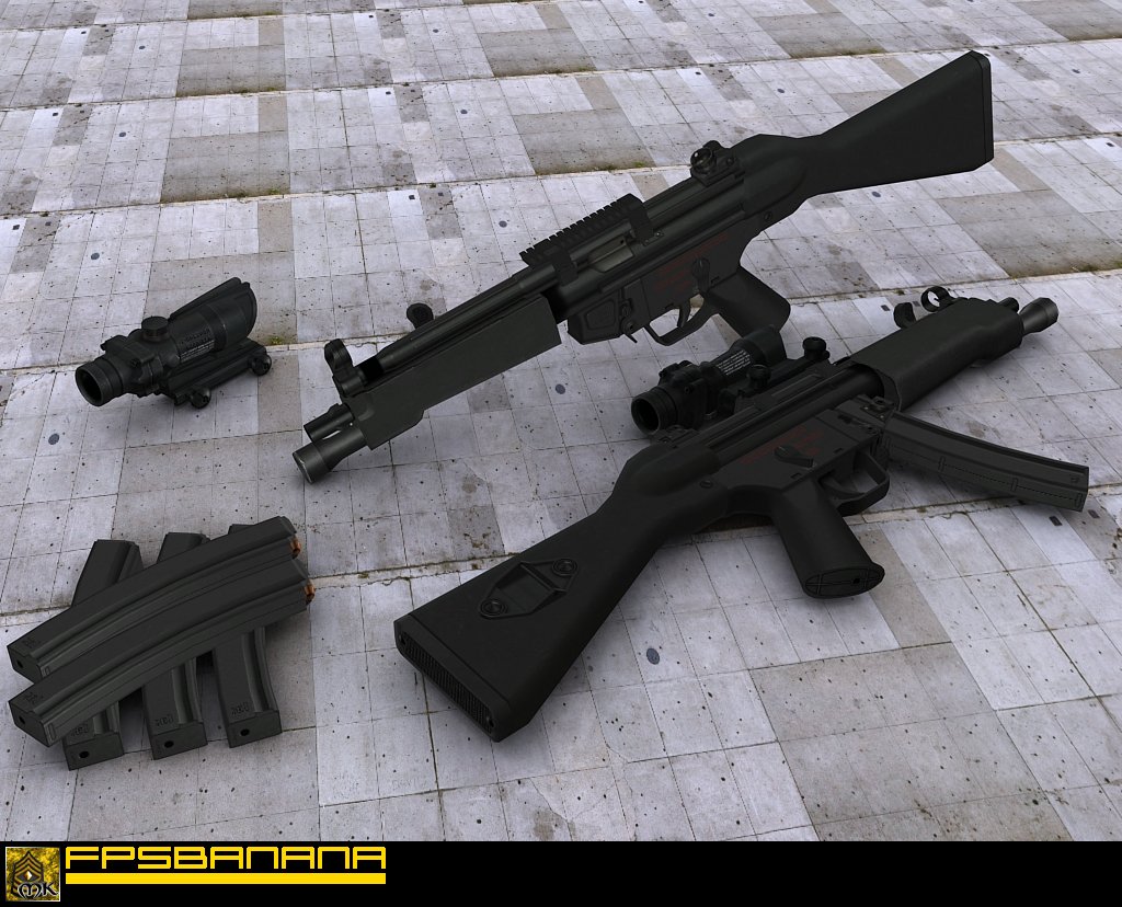 Dog Soldiers MP5 [Counter-Strike: Source] [Mods]