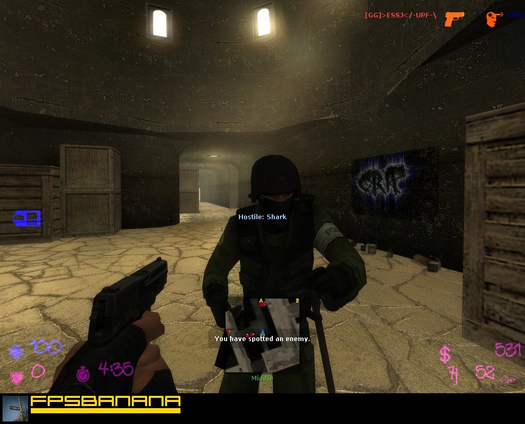 Crip decal Mod for Counter-Strike: Source | CS:S Mods