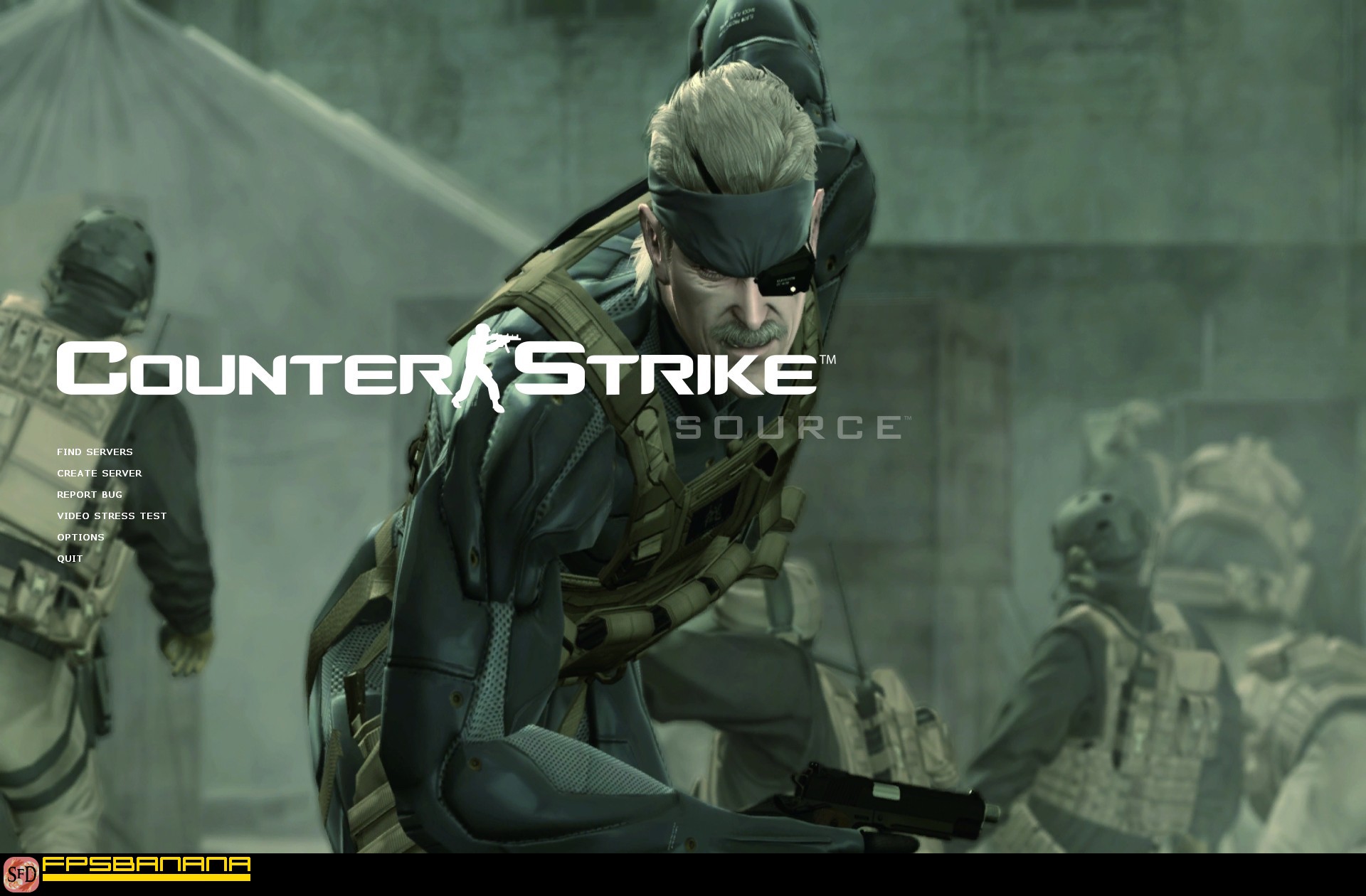 MGS4 Solid Snake Background Mod for Counter-Strike: Source | CS:S Mods