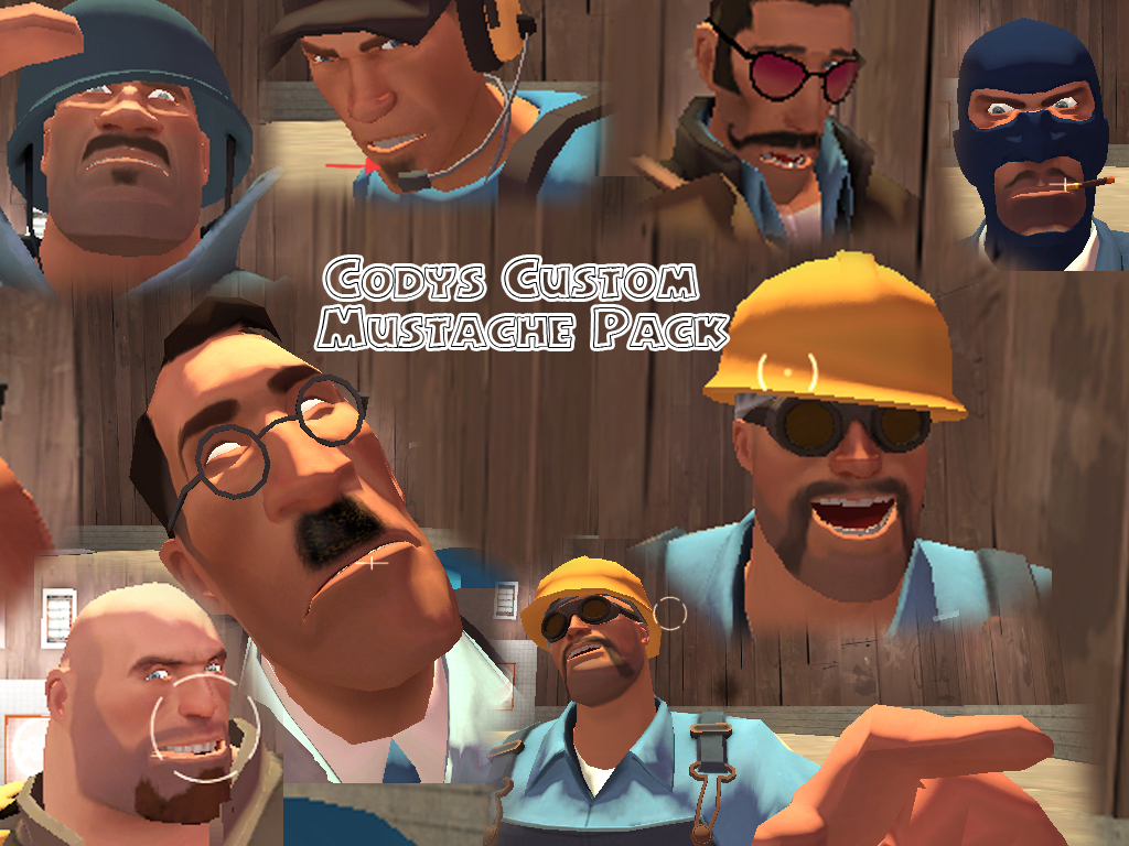 Mustache Pack Mod for Team Fortress 2 | TF2 Mods
