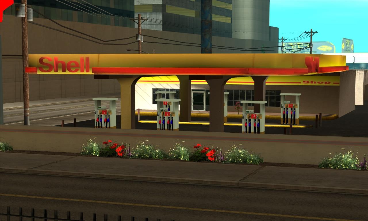 Vegas shell station Mod for Grand Theft Auto: San Andreas | GTA:SA Mods