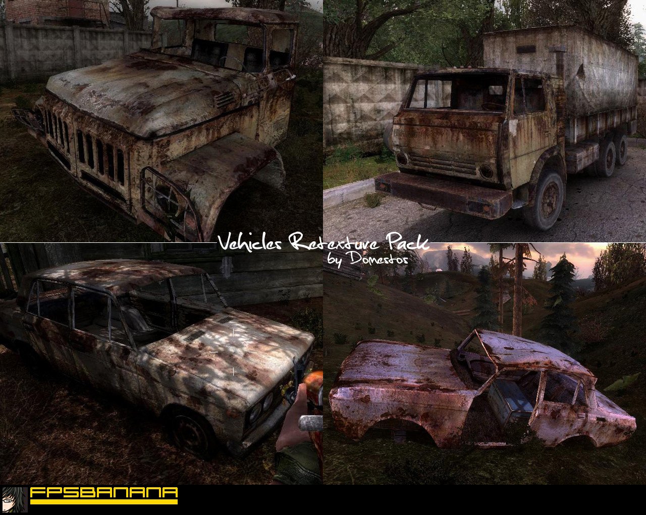 Vehicles Retexture Pack Mod for S.T.A.L.K.E.R.: Shadow of Chernobyl ...