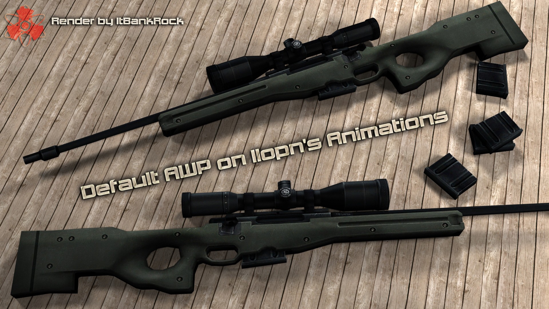 Default AWP on IIopn's Animations Mod for Counter-Strike: Source | CS:S ...
