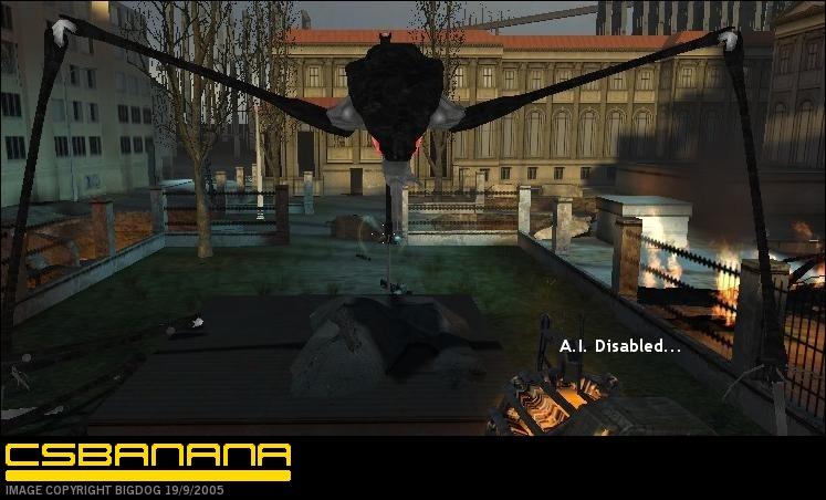 Black Gunship & Widow Strider Mod for Half-Life 2 | HL2 Mods
