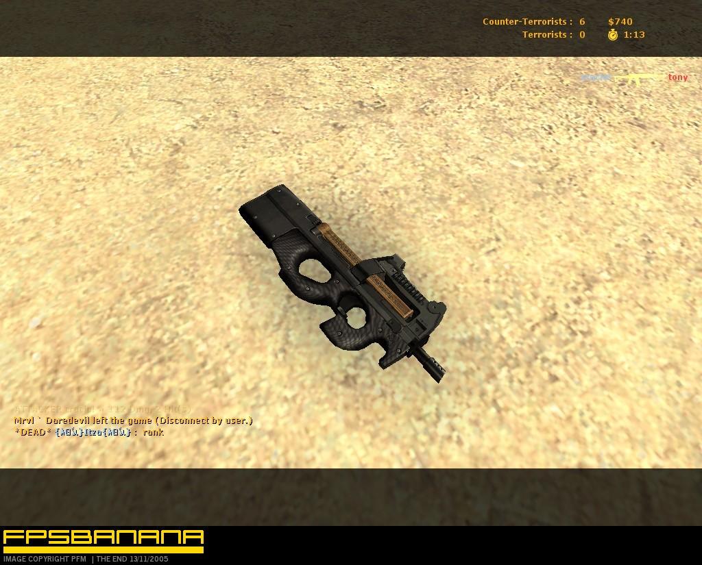 Spezz's P90 With Eotech Sight [Counter-Strike: Source] [Mods]