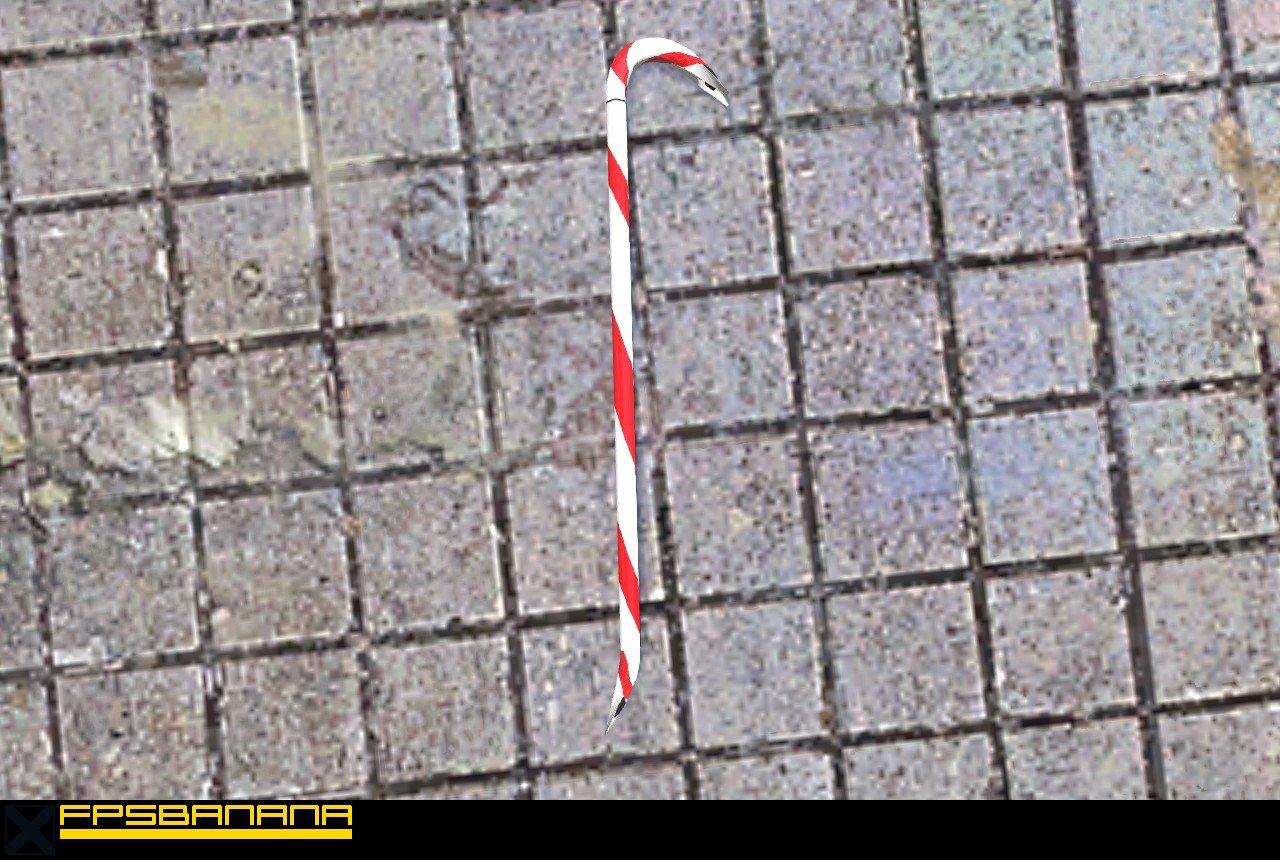 Candy cane crowbar Mod for Half-Life 2 | HL2 Mods