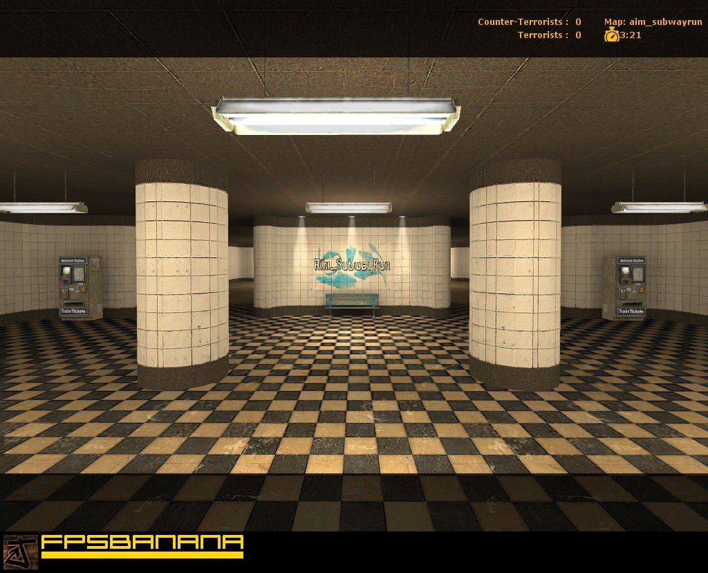 aim_subwayrun [Counter-Strike: Source] [Mods]