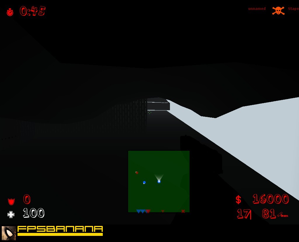 Red and White hud Mod for Counter-Strike: Source | CS:S Mods