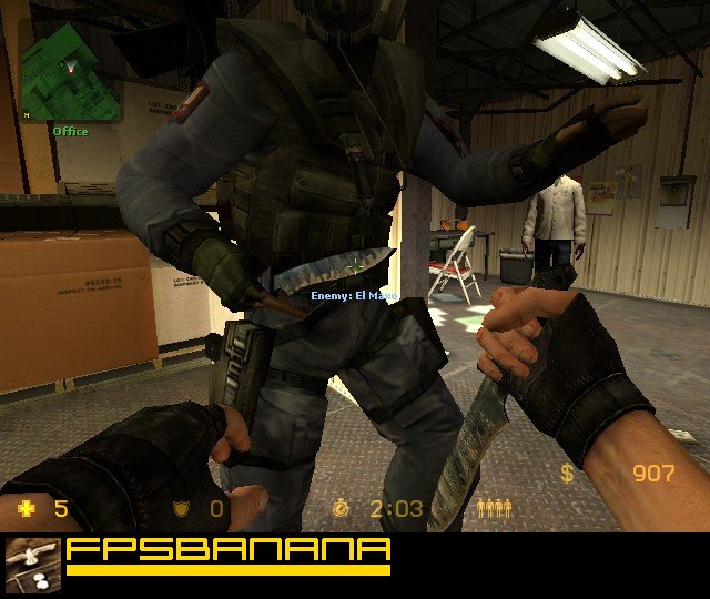 real camo hunting knife Mod for Counter-Strike: Source | CS:S Mods