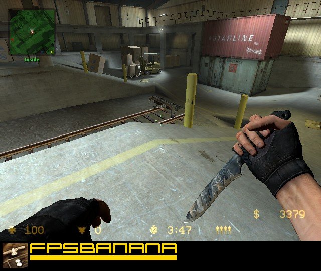 real camo hunting knife Mod for Counter-Strike: Source | CS:S Mods