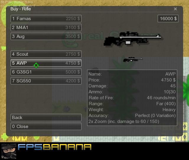 Black AWP [CS2D] [Mods]