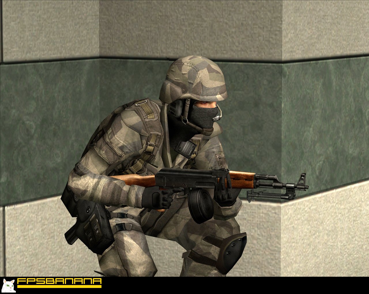 AK-47 in RPK Configuration Mod for Counter-Strike: Source | CS:S Mods