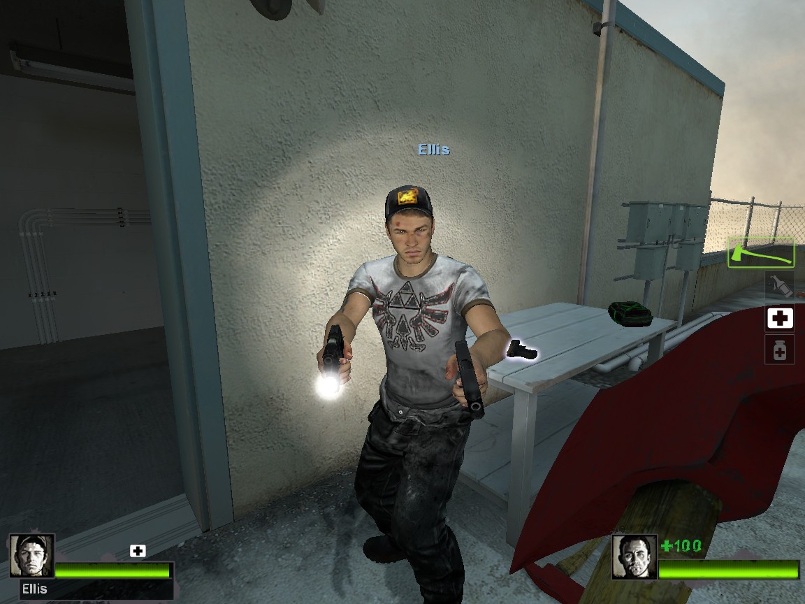 black-gray Ellis Mod for Left 4 Dead 2 | L4D2 Mods