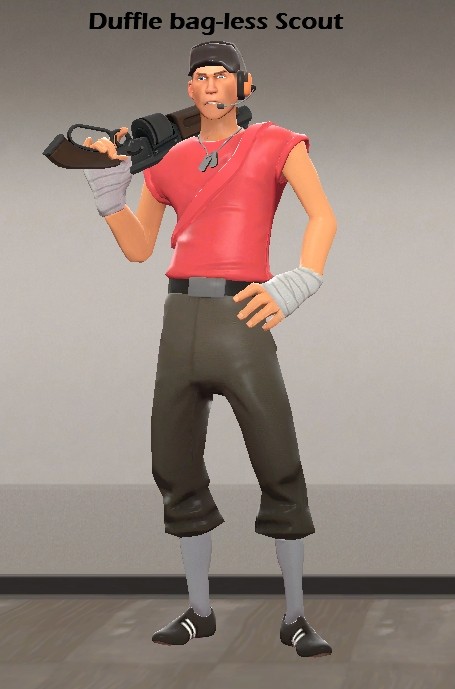 No duffle bag for Scout Mod for Team Fortress 2 | TF2 Mods