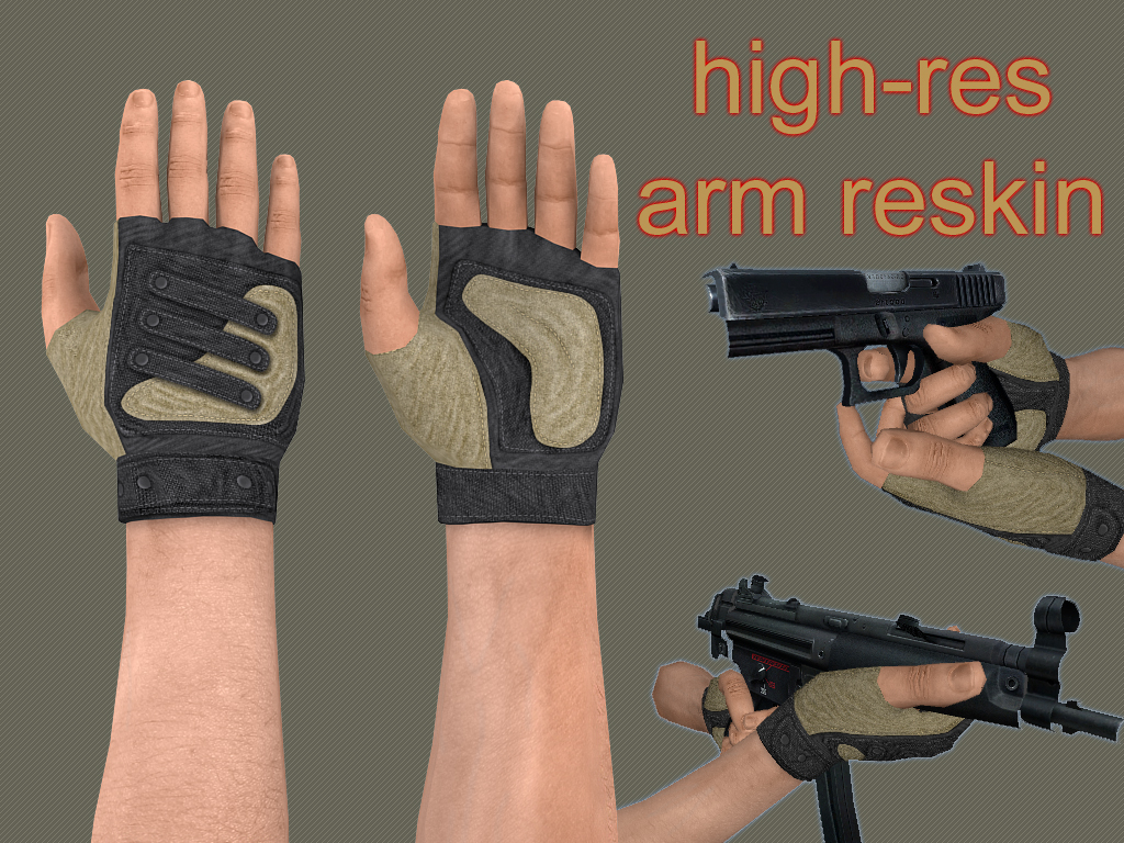 high-res arms Mod for Counter-Strike: Source | CS:S Mods