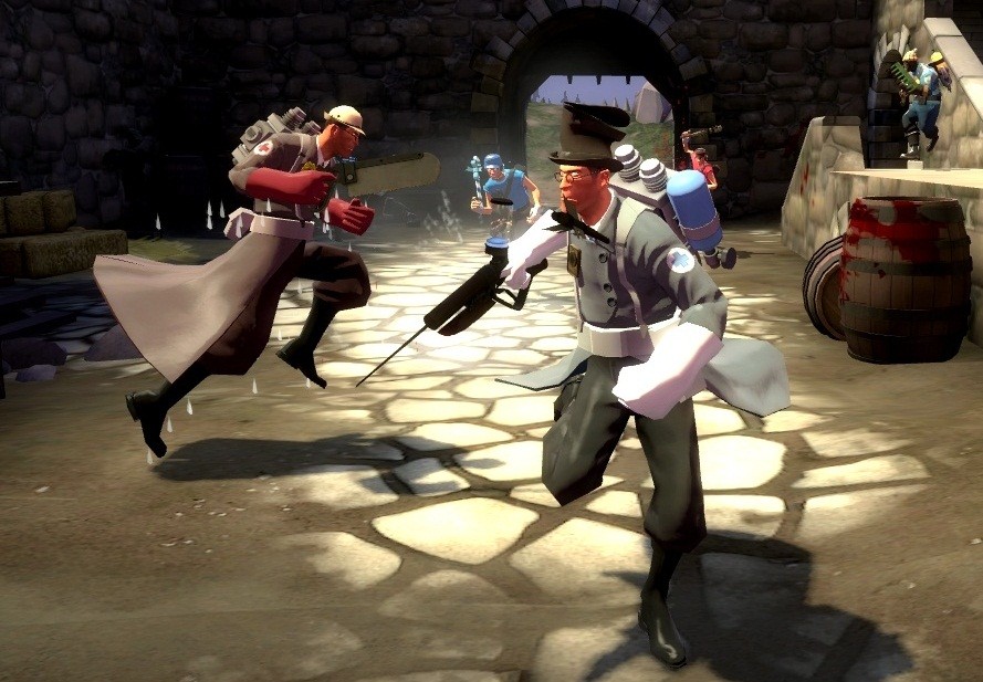 CLEAR + GREY - MEDIC SKINS Mod for Team Fortress 2 | TF2 Mods