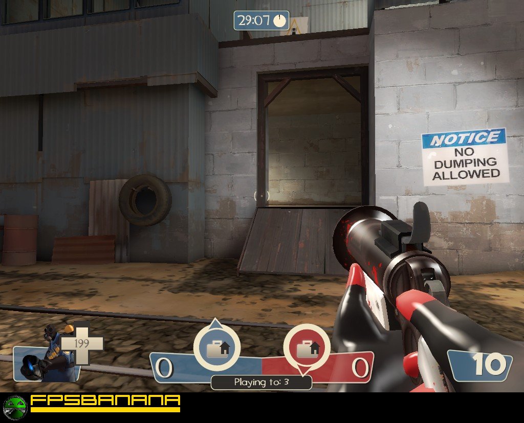 Black Blood Splattered Flaregu [Team Fortress 2] [Mods]