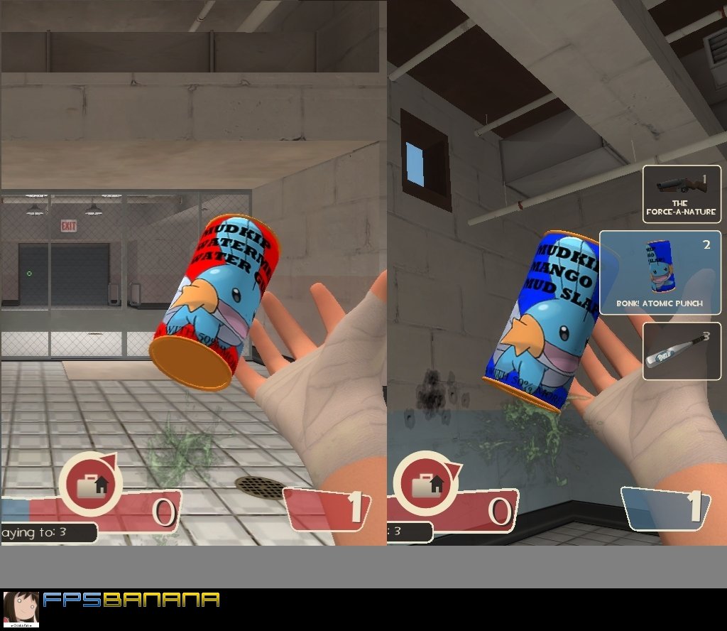 Mudkip Bonk! energy drink [Team Fortress 2] [Mods]