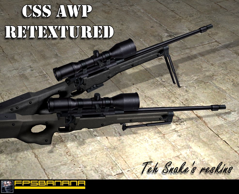 Default awp retextured Mod for Counter-Strike: Source | CS:S Mods