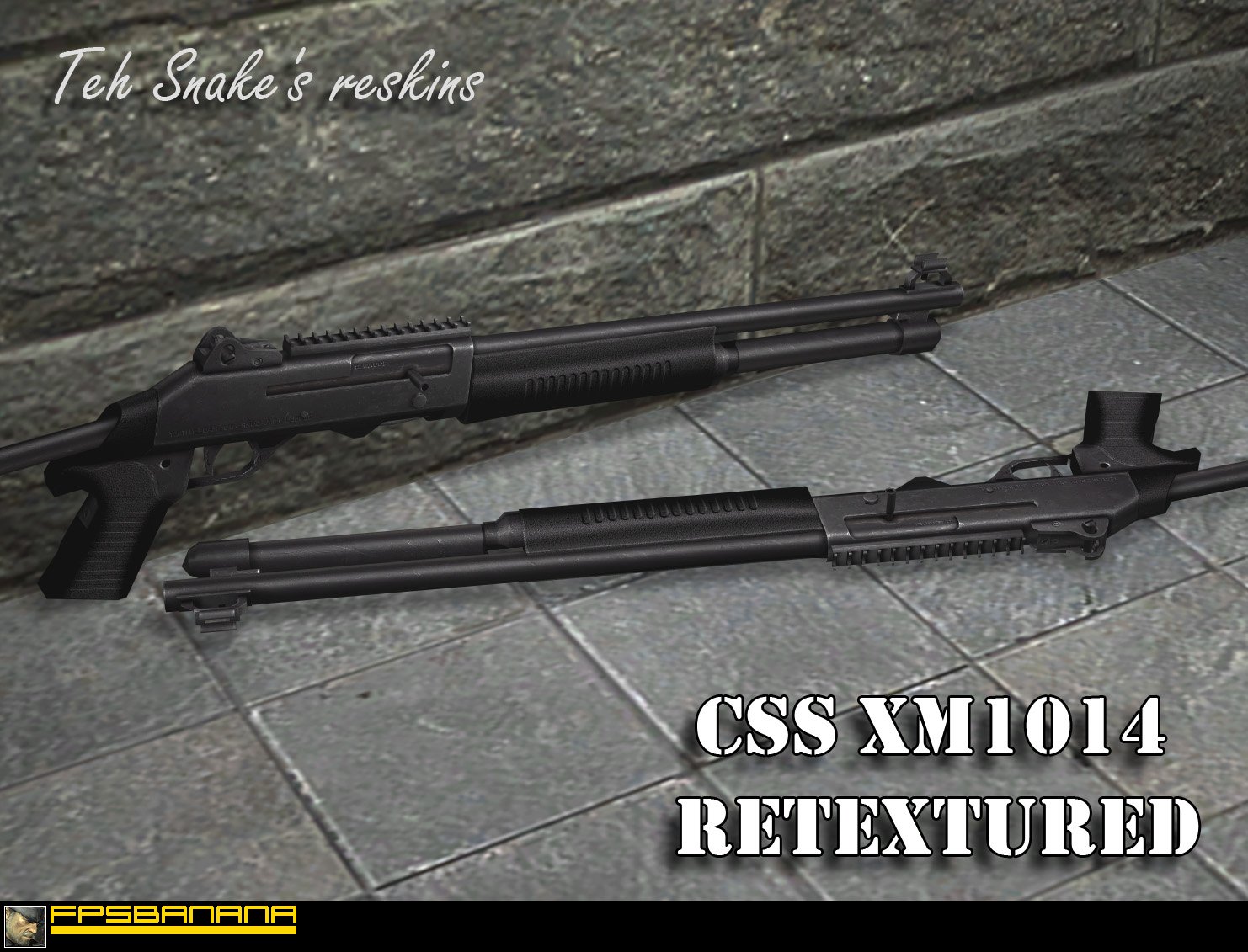 Default XM 1014 retextured Mod for Counter-Strike: Source | CS:S Mods