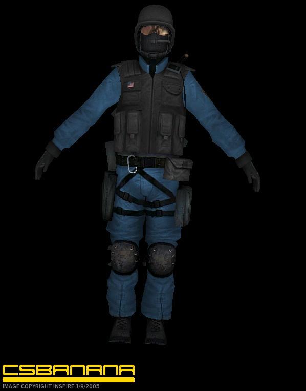 Blue Police CT [Counter-Strike: Source] [Mods]